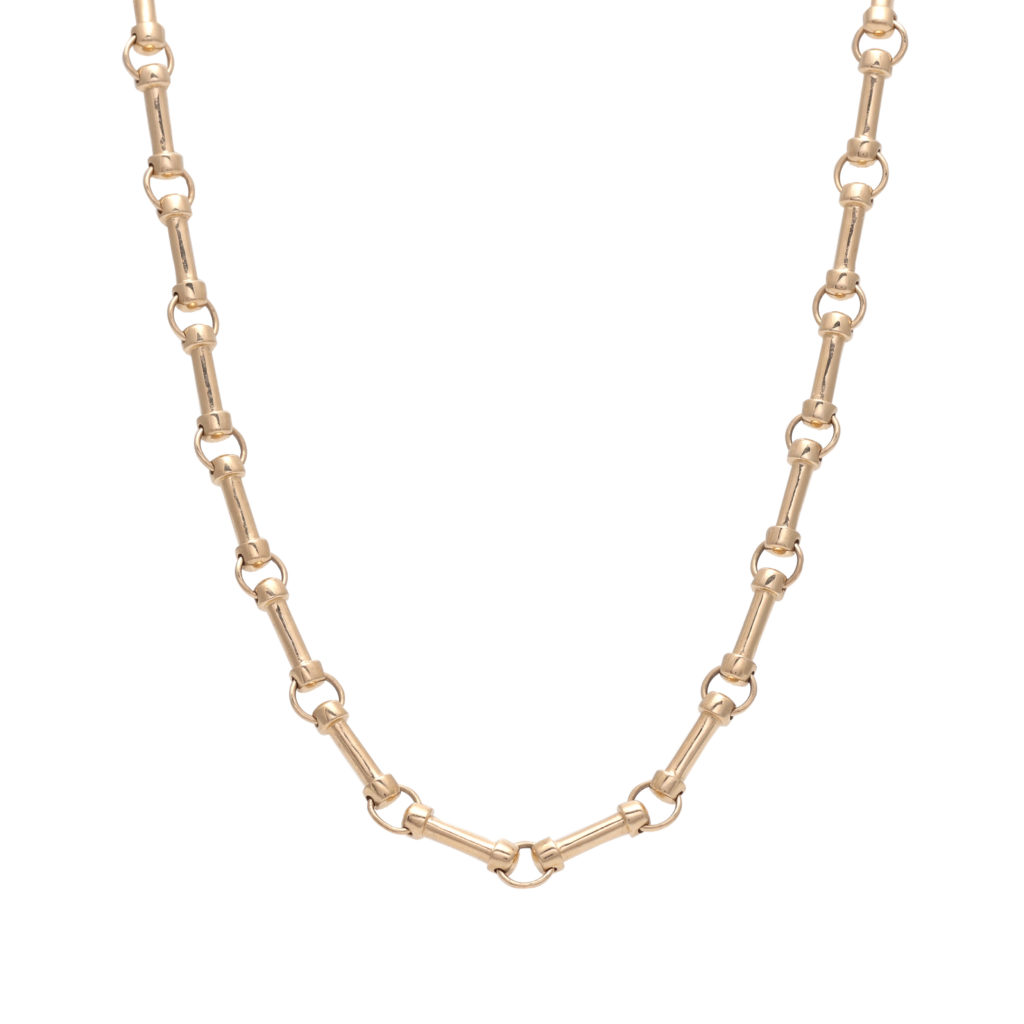 14K Gold Link Necklace – Petra Jewelry